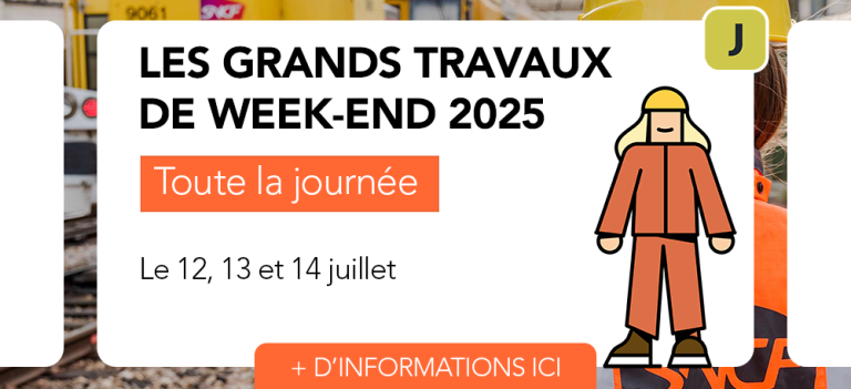 Travaux week-end : interruption sur la ligne J et le RER A entre Paris ...